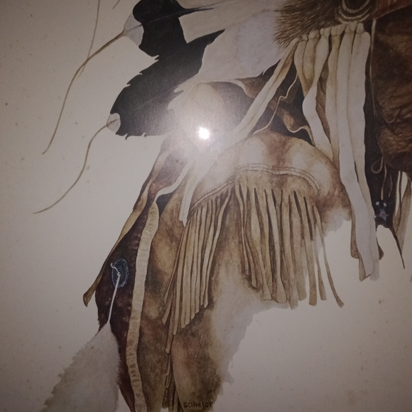 Ken Schmidt | Art | Western Artist Ken Schmidt Indian Chief Print 9300 ...